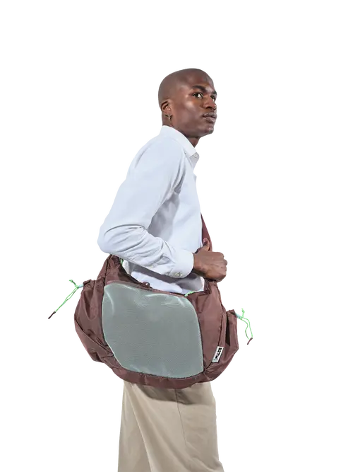 BABOON TO THE MOON Crescent Crossbody Big 8l - Mint Chip