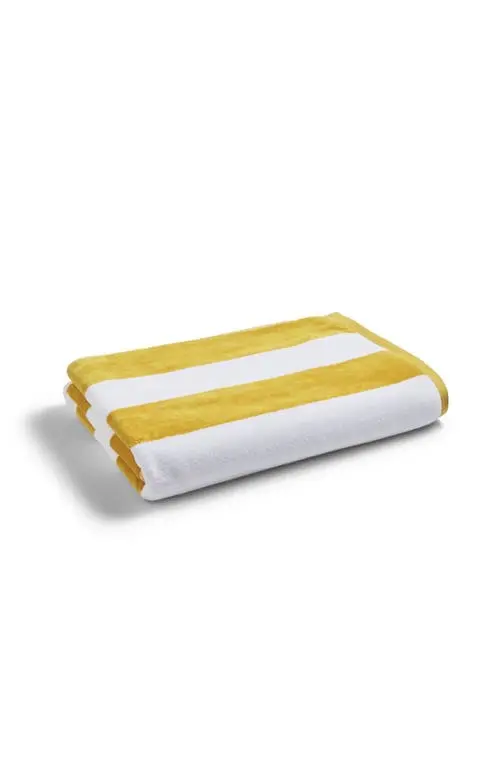 CHRISTY Cabana Stripe Vibrant Beach Towels - Ochre