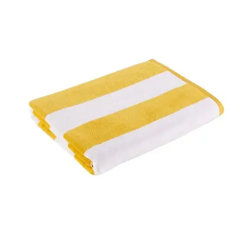 CHRISTY Cabana Stripe Vibrant Beach Towels - Yellow