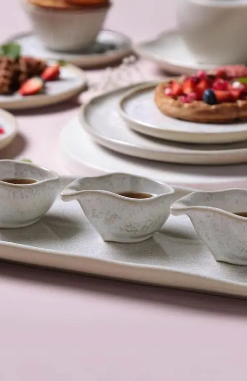 PORTO BRASIL Teardrop Set Of 6 - Latte