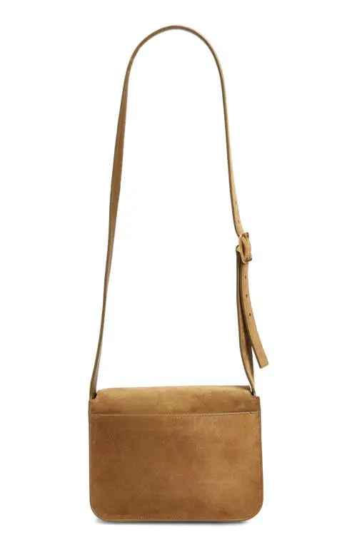 Saint Laurent Niki Suede Crossbody Bag - Barley Green