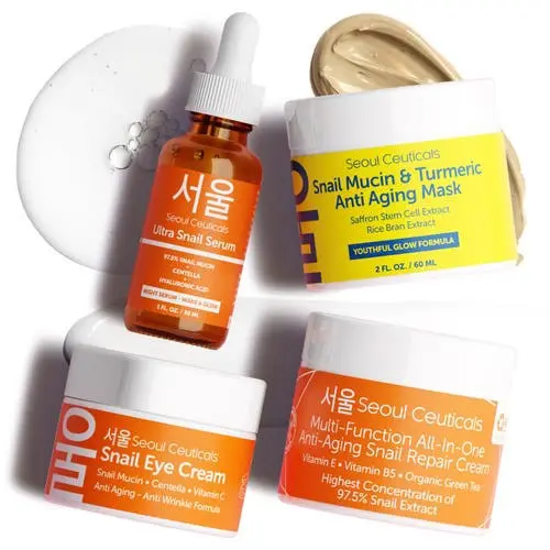 SEOUL CEUTICALS Korean Beauty Bundle Snail Mucin Glow Kit - None