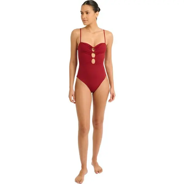 Onia Colette One-piece - Red Dahlia