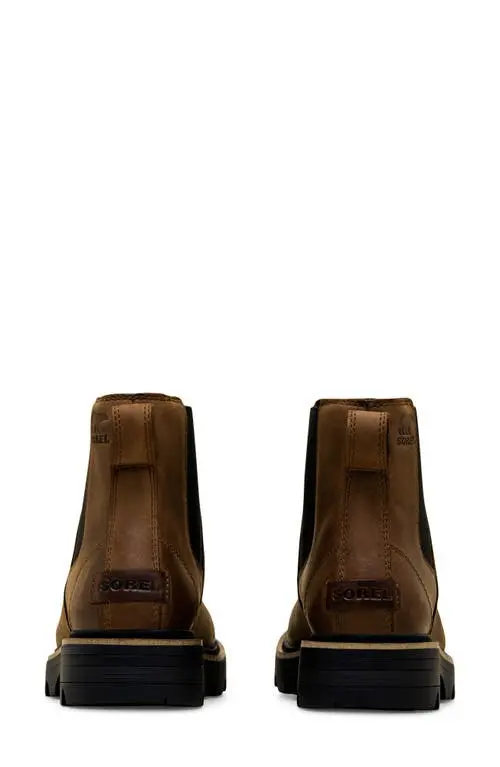 Sorel Revel Road Waterproof Chelsea Boot - Tobacco/black