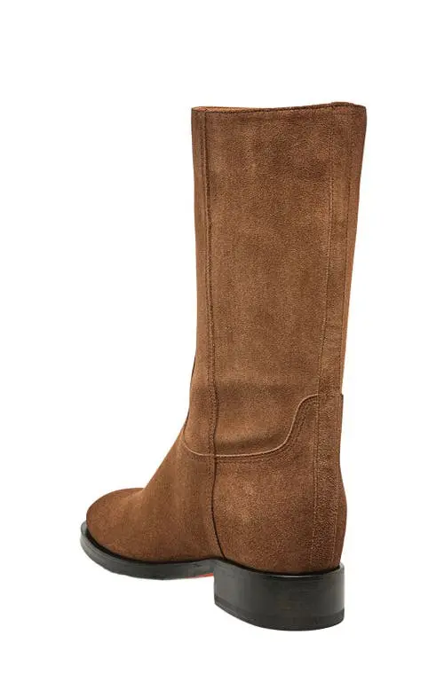 Santoni Suede Ankle Boots - Brown