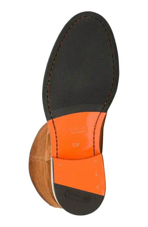 Santoni Suede Ankle Boots - Brown