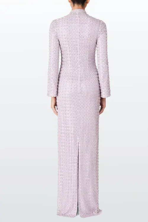 Jenny Packham Star Gazer Embellished Gown - Lavender