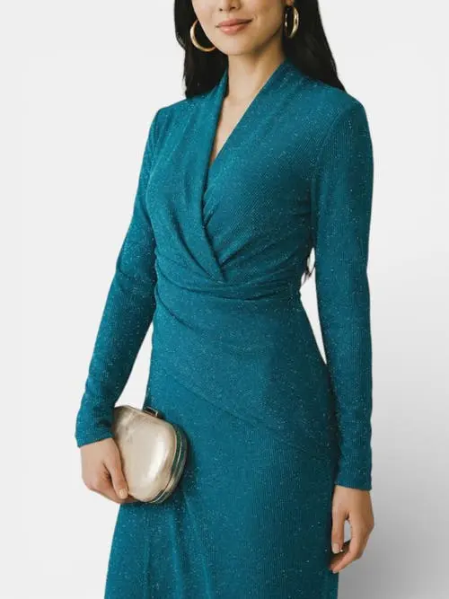 Rachel Rachel Roy Bret Wrap Front Midi Dress