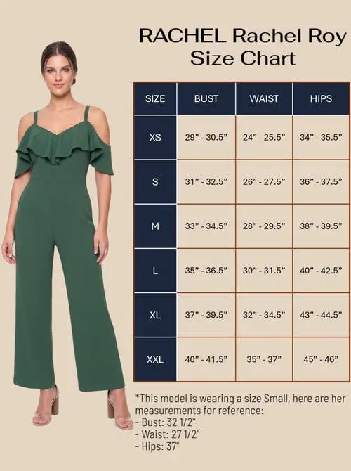 Rachel Rachel Roy Marcella Off-the-shoulder Ruffle Jumpsuit - Spruce