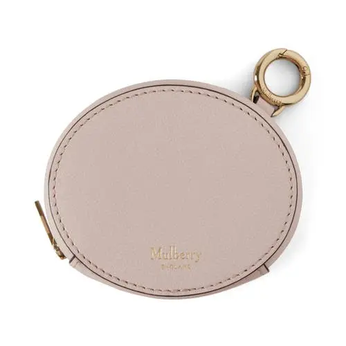 Mulberry Zipped Case Keyring - Blossom Pink