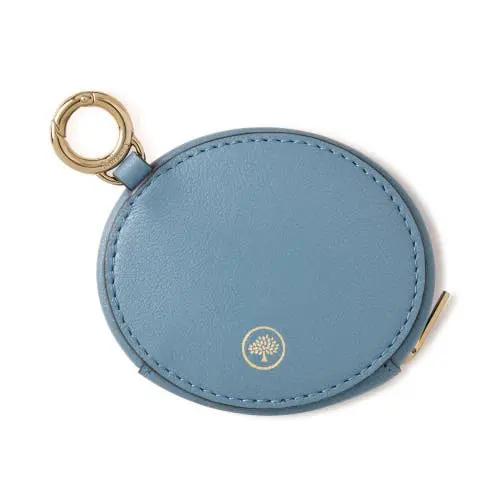 Mulberry Zipped Case Keyring - Brighton Blue
