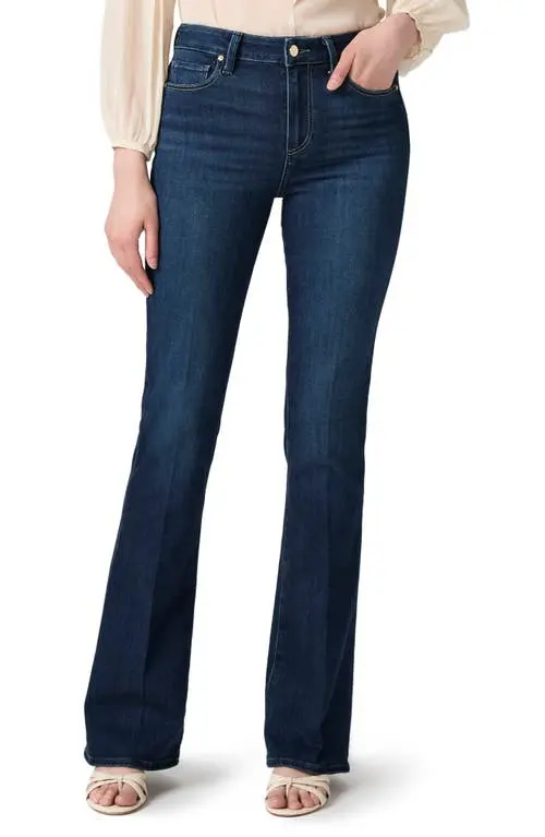 Paige Laurel Canyon High Waist Bootcut Jeans - Berlin