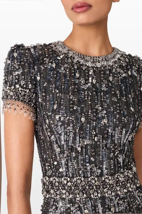 Jenny Packham Roxy Gown - Shadow Grey
