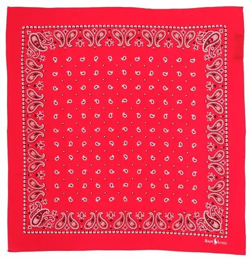 Polo Ralph Lauren Printed Bandana - Rl 2000 Red