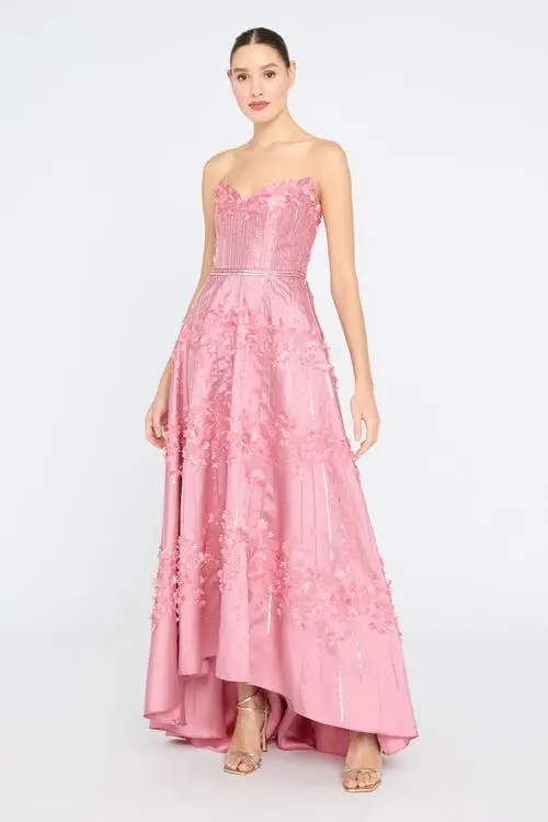 Theia Toby Beaded Gown