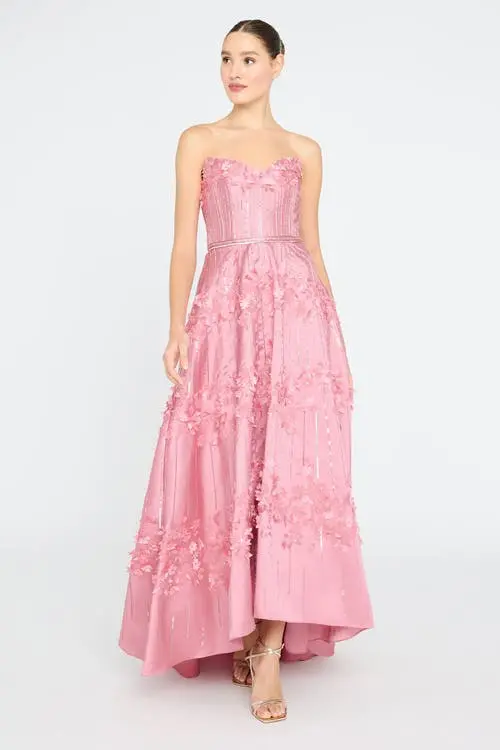 Theia Toby Beaded Gown