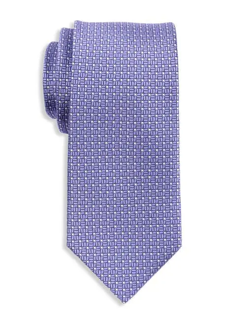 OAK HILL BY DXL Micro Patterned Necktie - Purple
