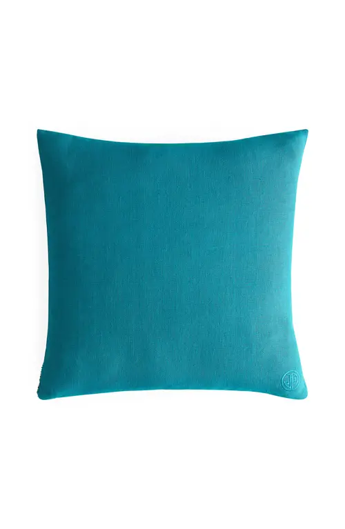 Jonathan Adler Peacock Beaded Pillow