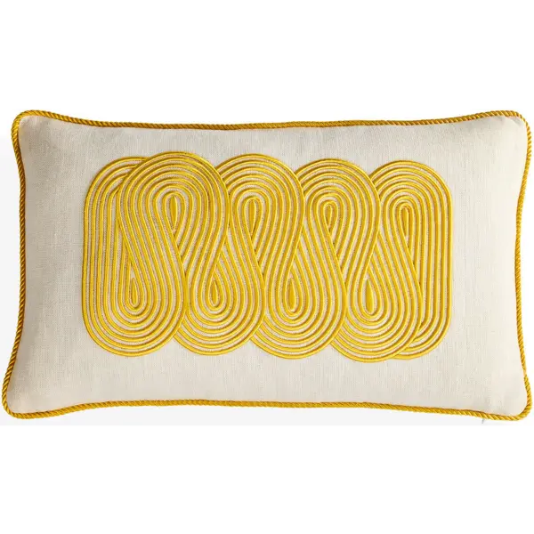 Jonathan Adler Pompidou Pillow - Yellow Path