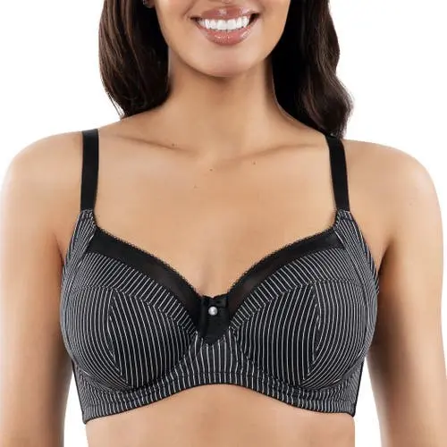Parfait Adele Unlined Wired Bra - Black Stripe