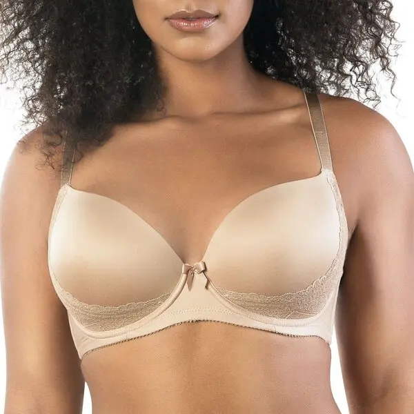 Parfait Casey Plunge Molded T-shirt Bra - E. Nude