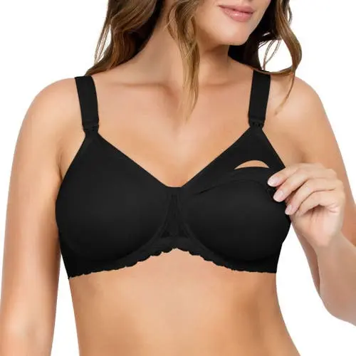 Parfait Leila Underwire Semless Cup Nursing Bra - Black