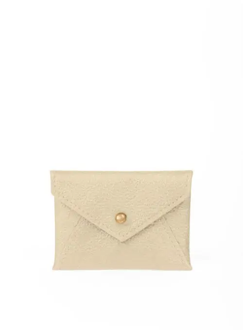 DEUX MAINS Coin Pouch - Bone