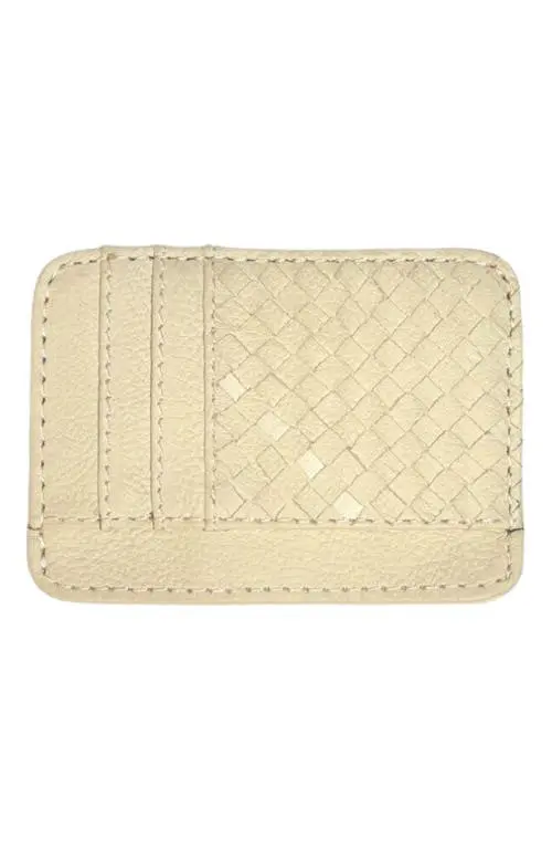 DEUX MAINS Slim Id Case - Bone