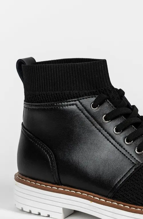 JAMES O'REGAN Ranger High Top Sneaker-boots - Black