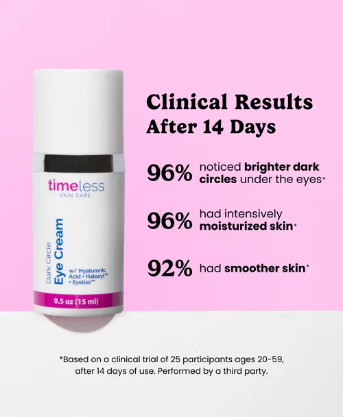 TIMELESS SKIN CARE Dark Circle Eye Cream With Peptide Complex Eye Cream - None