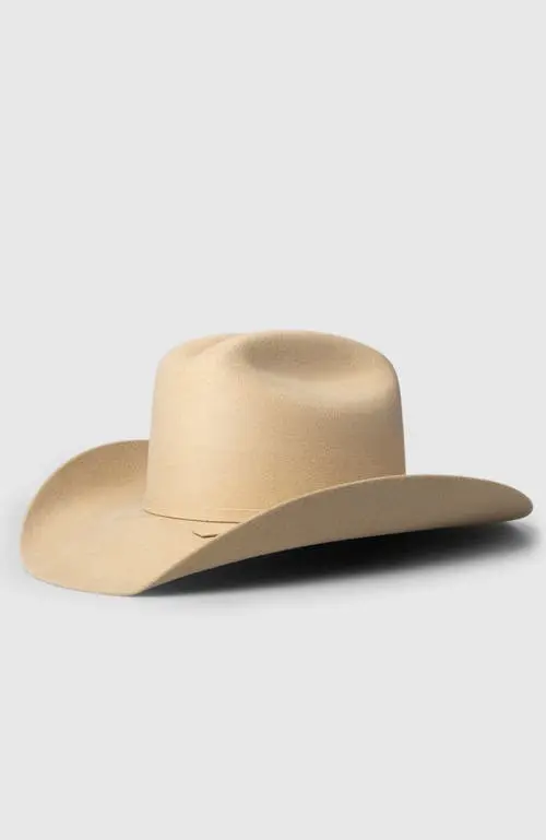MANELA Felt Western Cowboy Hat - Butterscotch