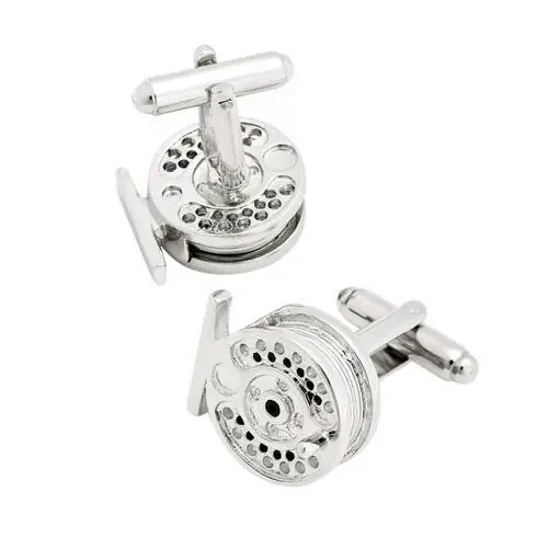 LINK UP Fly Fishing Reel Cufflinks