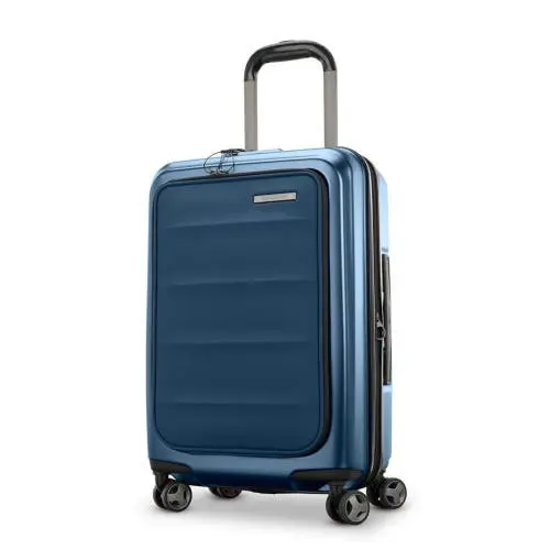 SAMSONITE Octiv Front Pocket Pro 21-inch Carry-on Spinner - Blue Denim