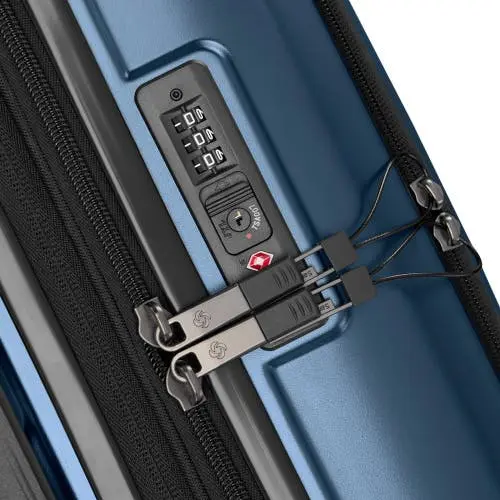 SAMSONITE Octiv Front Pocket Pro 21-inch Carry-on Spinner - Blue Denim