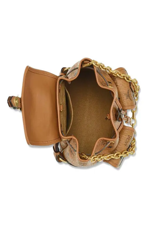 Mcm Mini Aren Backpack - Brown