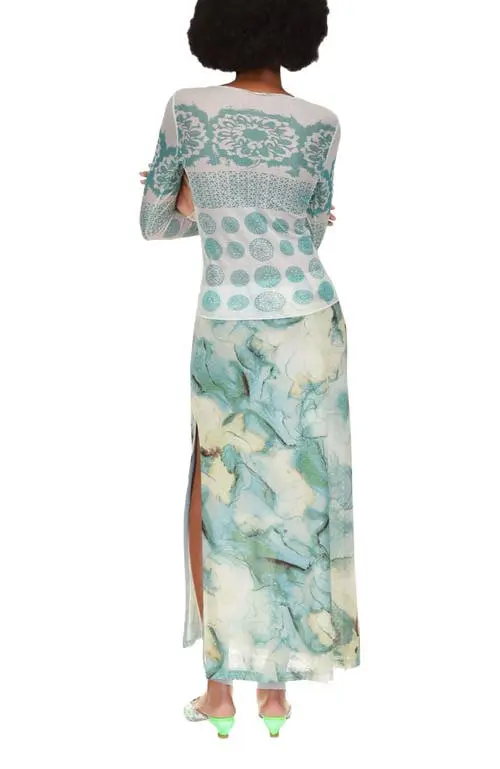 Anna Sui Cosmos Mesh Skirt