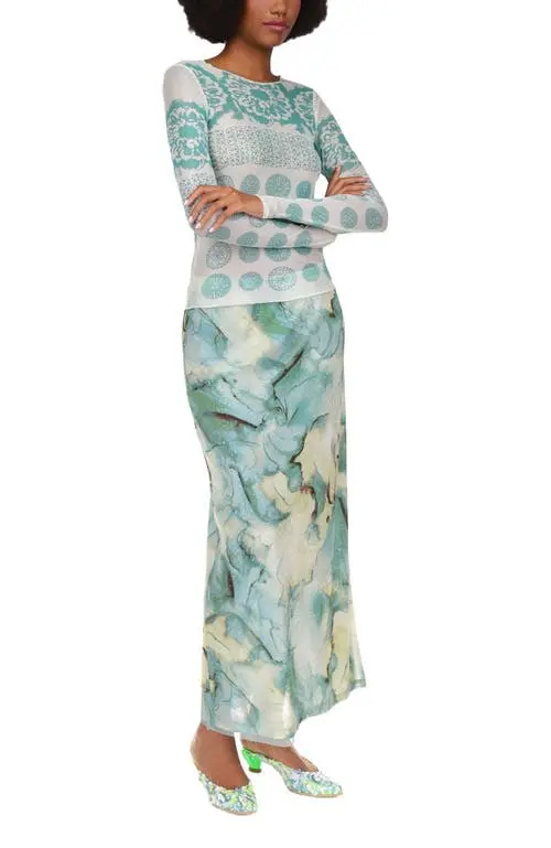 Anna Sui Cosmos Mesh Skirt