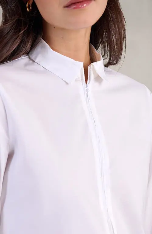 Anne Fontaine Poplin Peplum Shirt