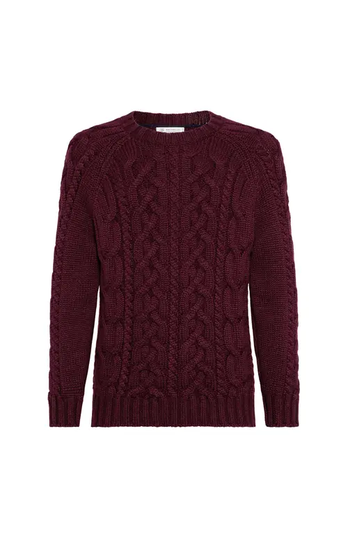 Brunello Cucinelli Cable Knit Cashmere Sweater