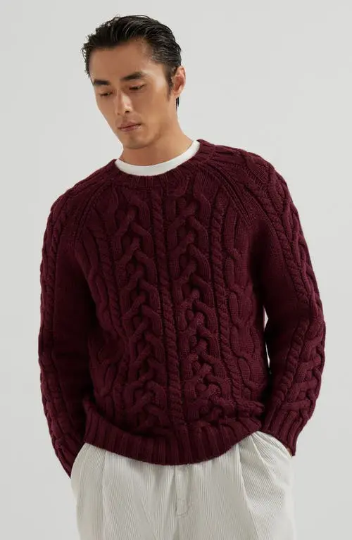 Brunello Cucinelli Cable Knit Cashmere Sweater