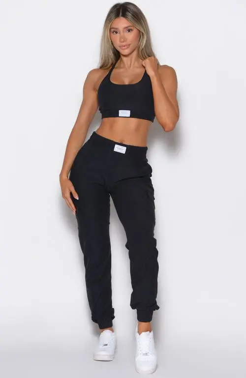 BOMBSHELL SPORTSWEAR Cloud Comfort Joggers - Raven
