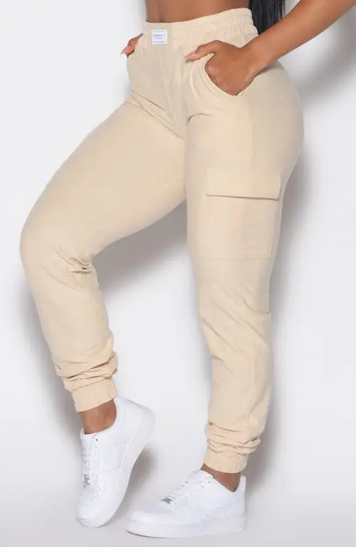 BOMBSHELL SPORTSWEAR Cloud Comfort Joggers - Vanilla