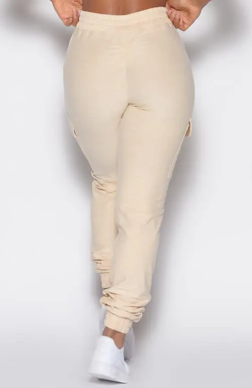 BOMBSHELL SPORTSWEAR Cloud Comfort Joggers - Vanilla
