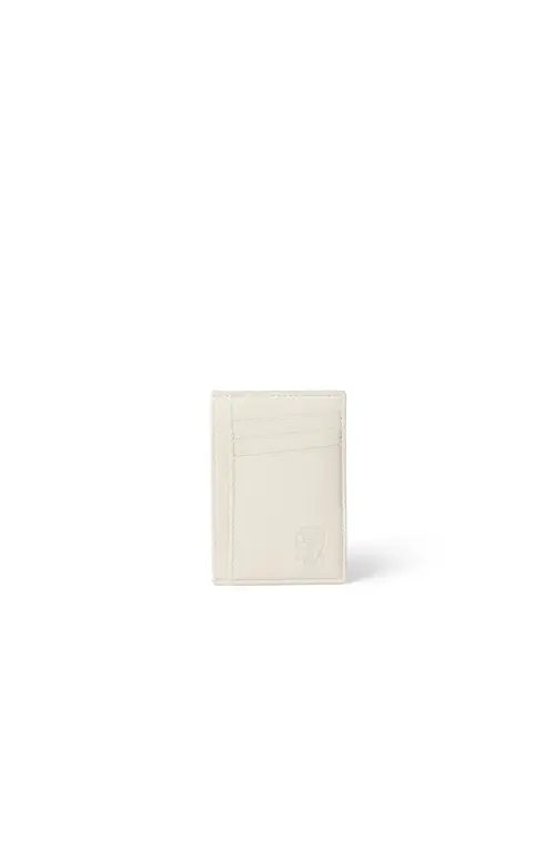 Brunello Cucinelli Calfskin Card Case - Ivory