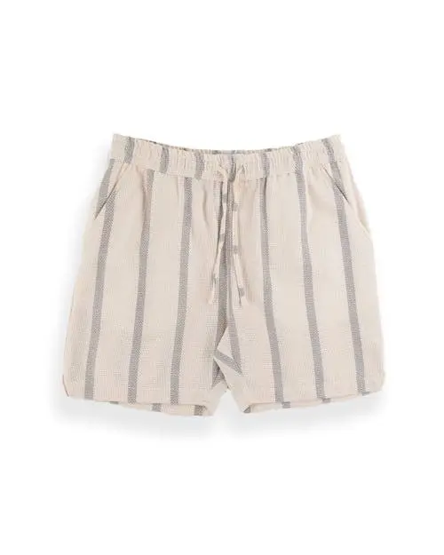 Sovereign Code Passport Shorts - Dark Cream Stripe