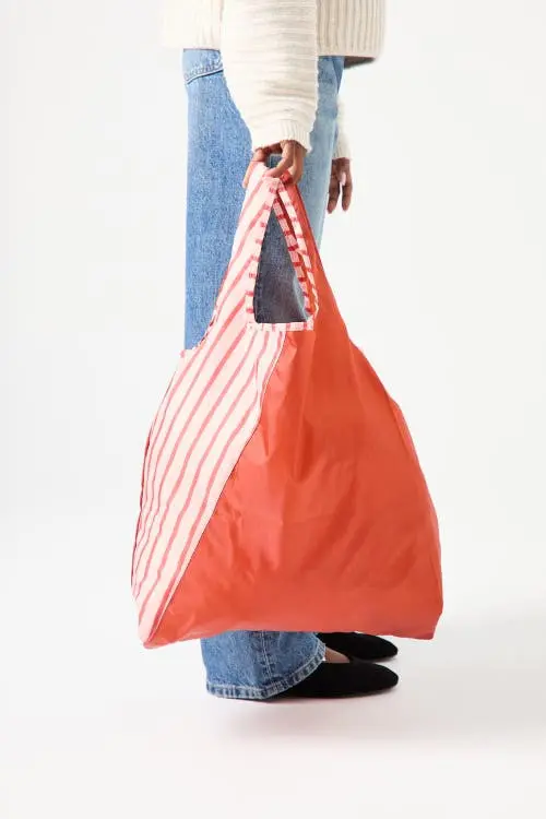 LEFRIK Offcut Shopper Bag - Red Peach