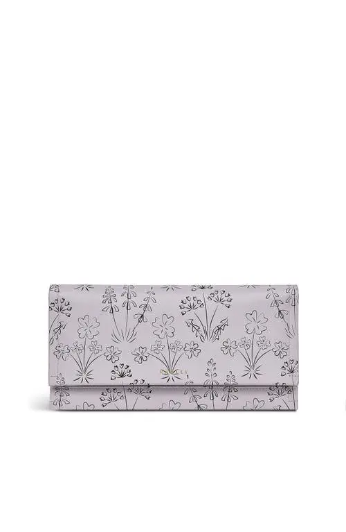 RADLEY Wild Flowers Flapover Wallet - Thistle