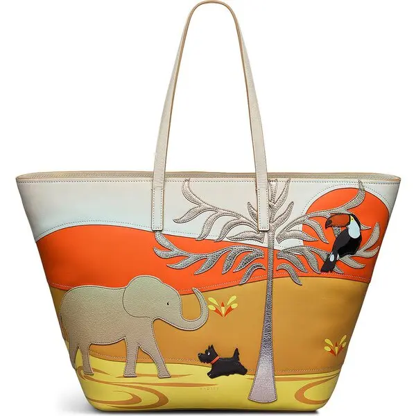 RADLEY On Safari Zip Top Tote Bag