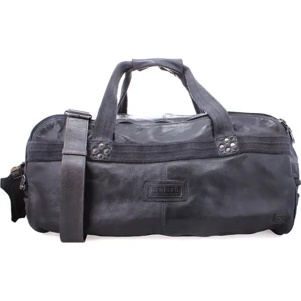 Bed Stu Ruslan Leather Duffle - Black Dd