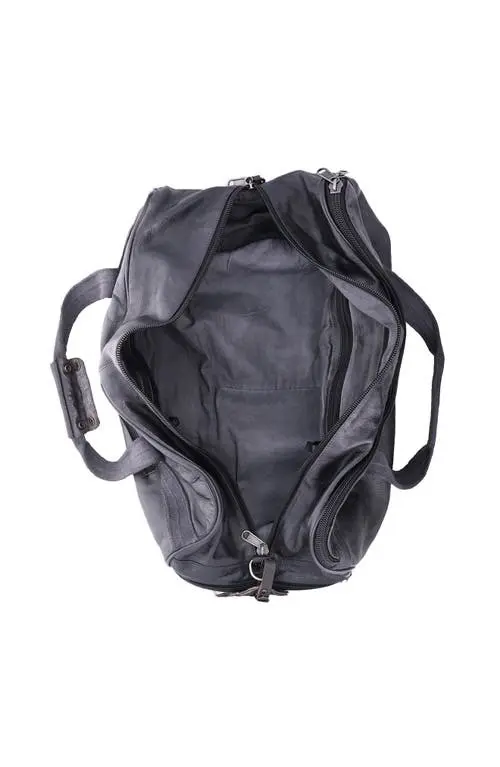 Bed Stu Ruslan Leather Duffle - Black Dd